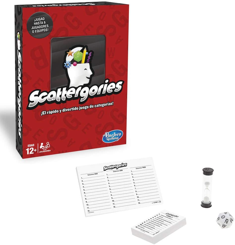 SCATTERGORIES. ¡EL RáPIDO Y DIVERTIDO JUEGO DE CATEGORíAS! HASBRO GAMING