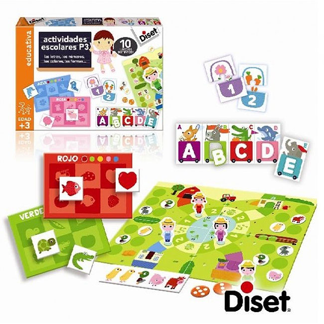 ACTIVIDADES ESCOLARES P3. LAS LETRAS, LOS NúMEROS, LOS COLORES, LAS ...