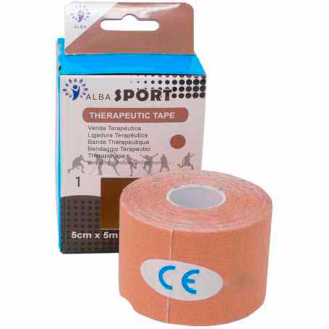 VENDA TERAPéUTICA 5CM X 5M (BEIGE) ALBA SPORT