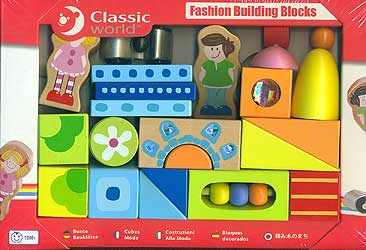 BLOQUES DECORADOS - FASHION BUILDING BLOCKS (25 PIEZAS) CAYRO